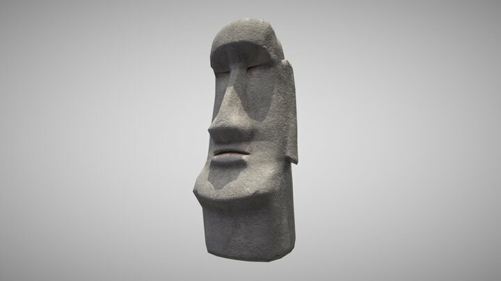 ArtStation - Moai Stone Idol | Resources
