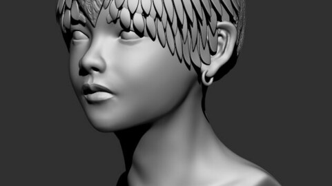 ArtStation - Gir Head 3D figure | Resources