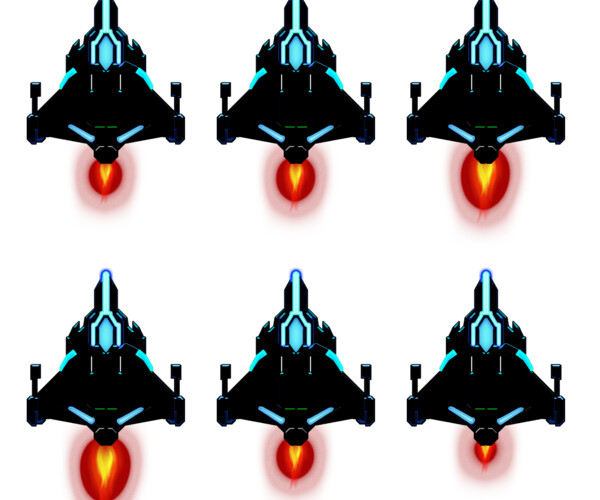 ArtStation - 2d space shooter -Game Assets | Game Assets