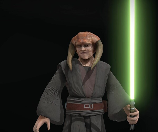 ArtStation - Star Wars Jedi - Saesee Tiin | Game Assets