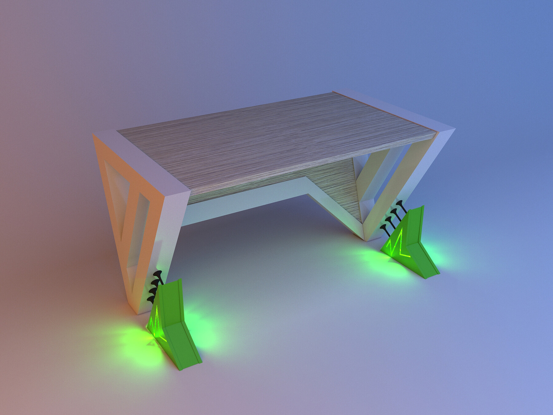 ArtStation - Modern future scifi desk-table | Game Assets