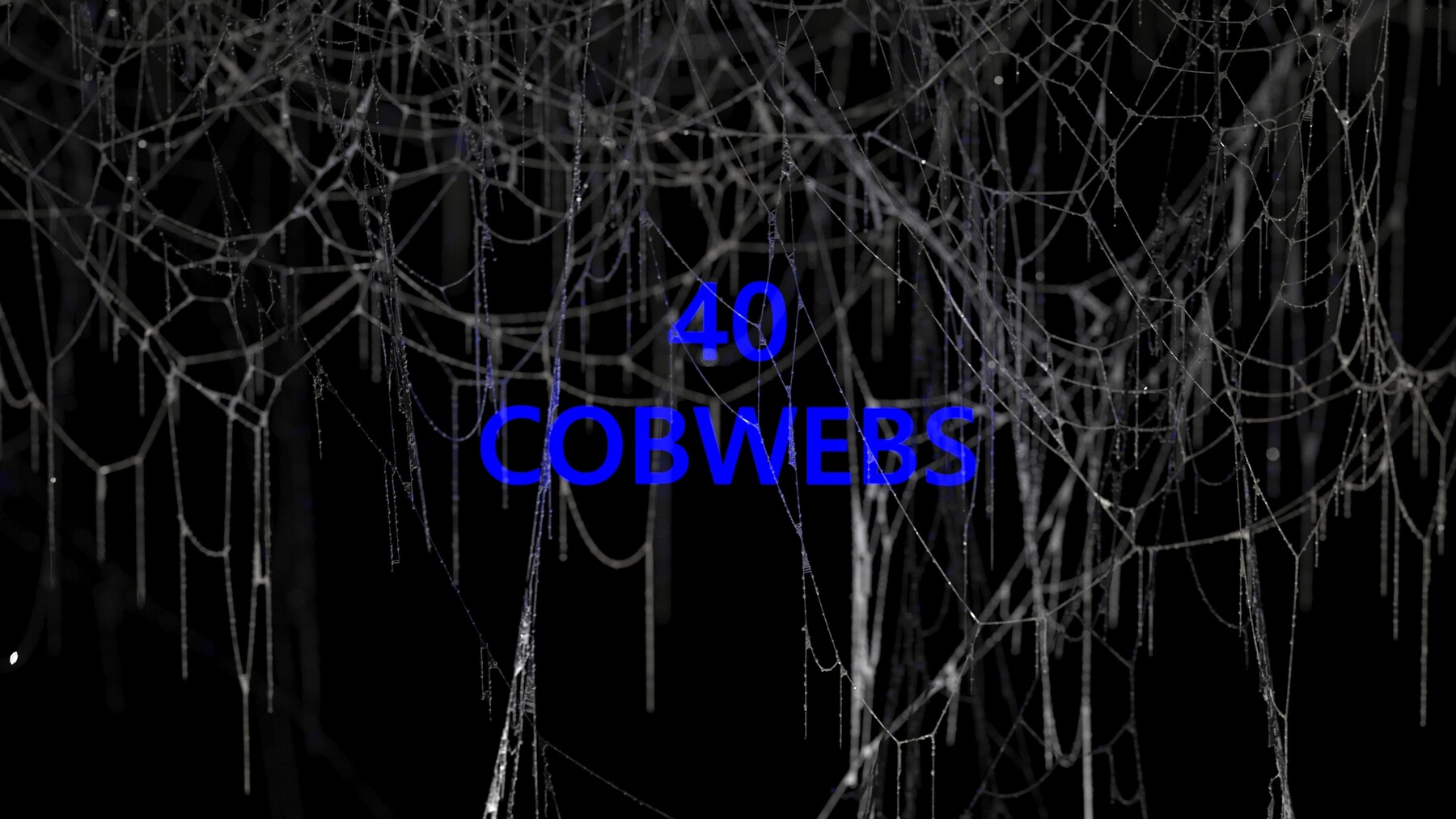ArtStation - 40 High Detailed Cobwebs | Resources