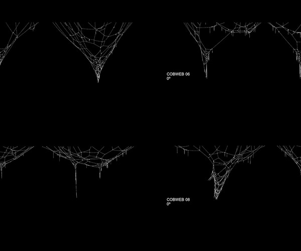 ArtStation - 40 High Detailed Cobwebs | Resources