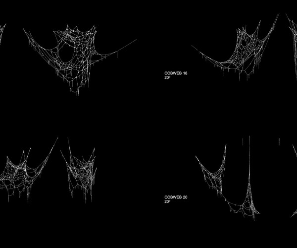 ArtStation - 40 High Detailed Cobwebs | Resources