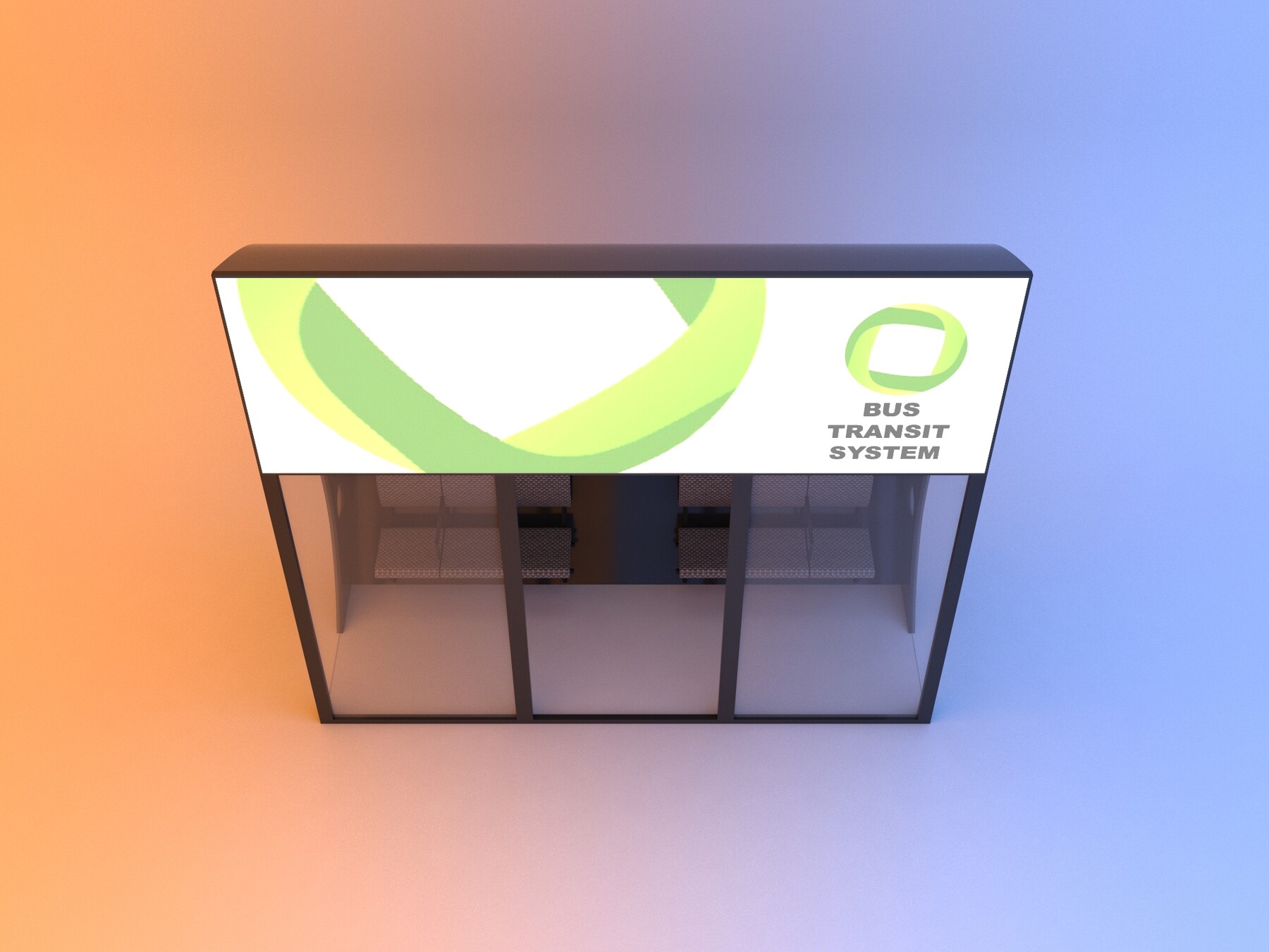 ArtStation - Creative covered bus stop | Game Assets