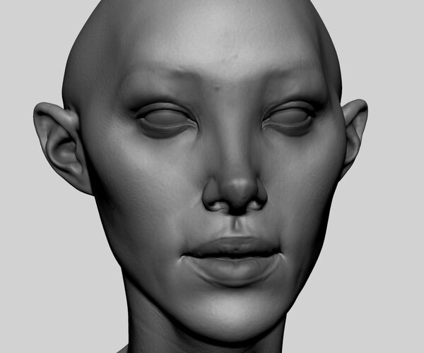 ArtStation - Female Head 14 | Resources