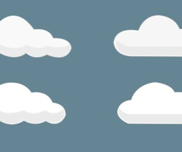 ArtStation - Cartoon Clouds 2D | Artworks