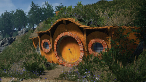 ArtStation - 3D Hobbit Hole Dwelling | Resources