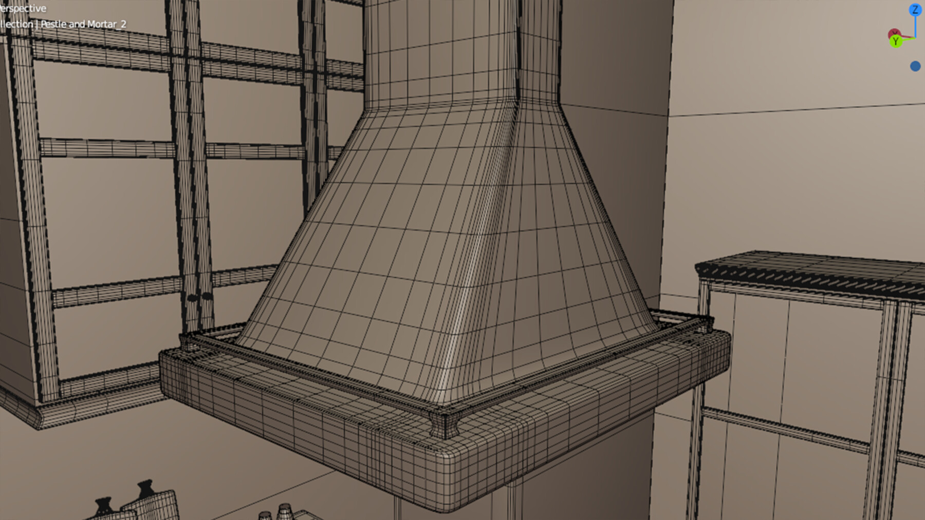 ArtStation - Complete Classic Style Kitchen | Game Assets