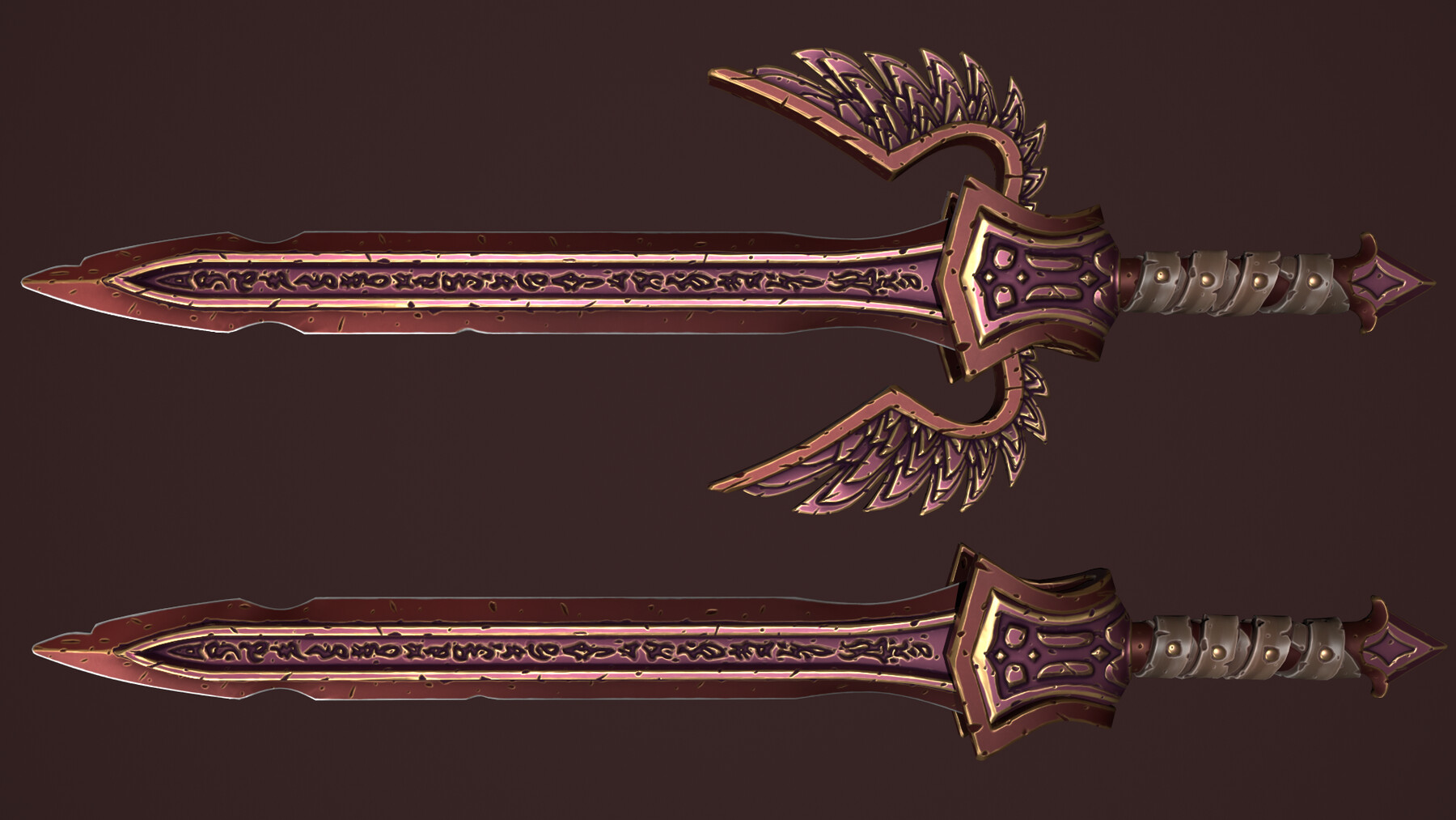 ArtStation - Dark rune weapons collection | Game Assets