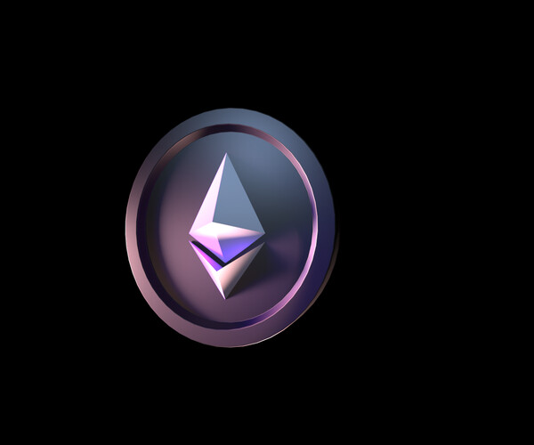 ArtStation - Ethereum ETH crypto Coin 3D model | Resources