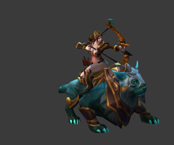 ArtStation - Fantasy Chess RPG Character - Merida | Game Assets