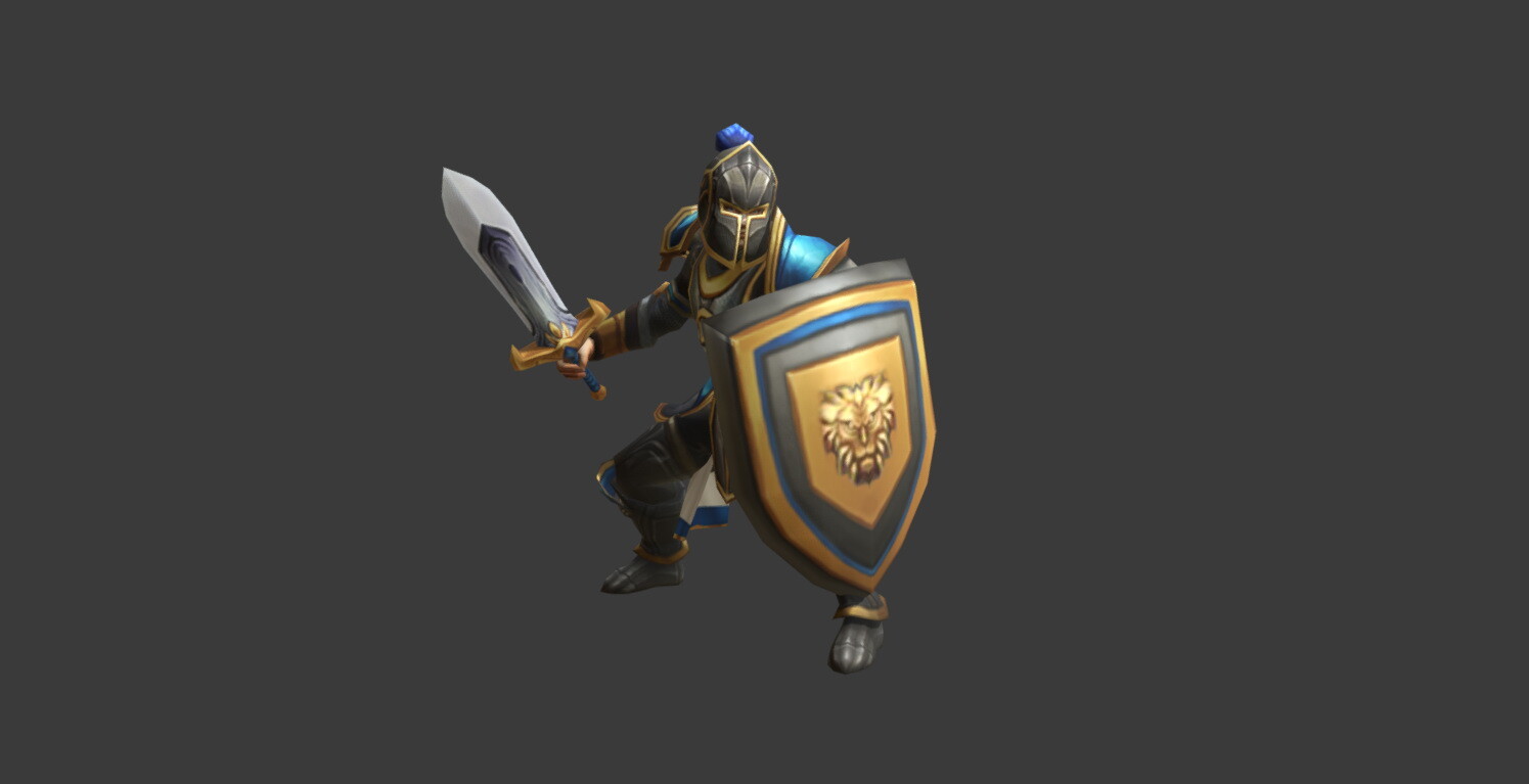 ArtStation - Fantasy Chess RPG Character - Guardmob | Game Assets