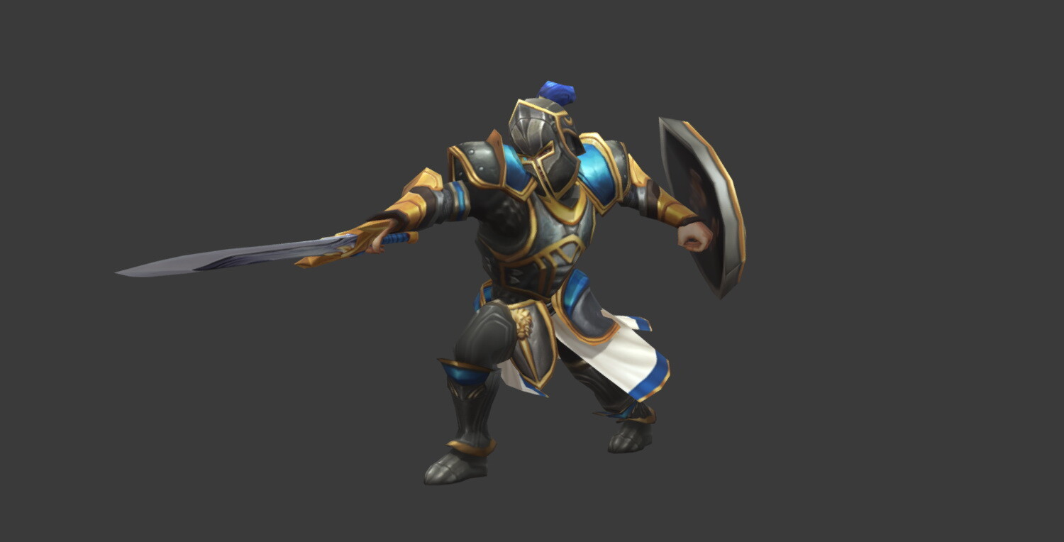 ArtStation - Fantasy Chess RPG Character - Guardmob | Game Assets