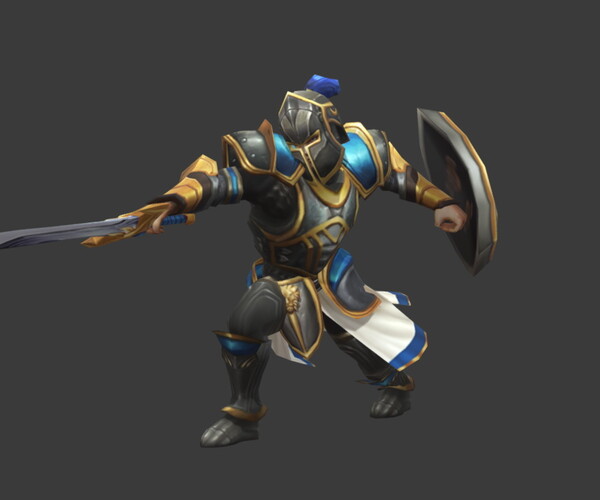ArtStation - Fantasy Chess RPG Character - Guardmob | Game Assets