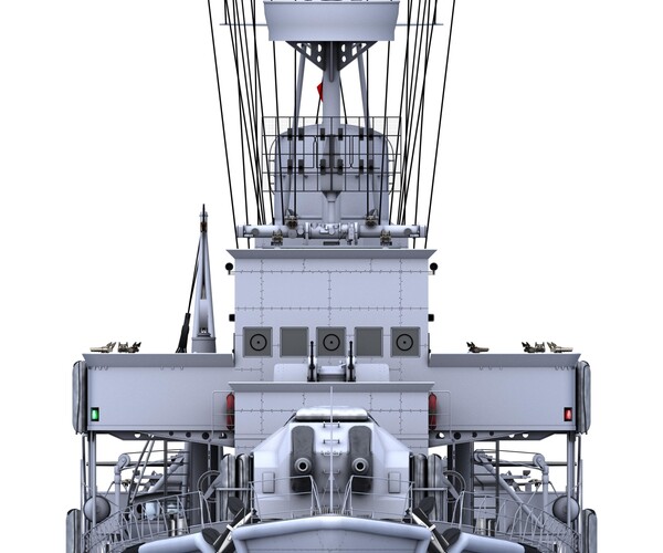 ArtStation - KMS Z37 Narvik - front view | Artworks