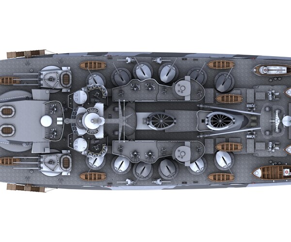 ArtStation - RN Littorio - top view | Artworks