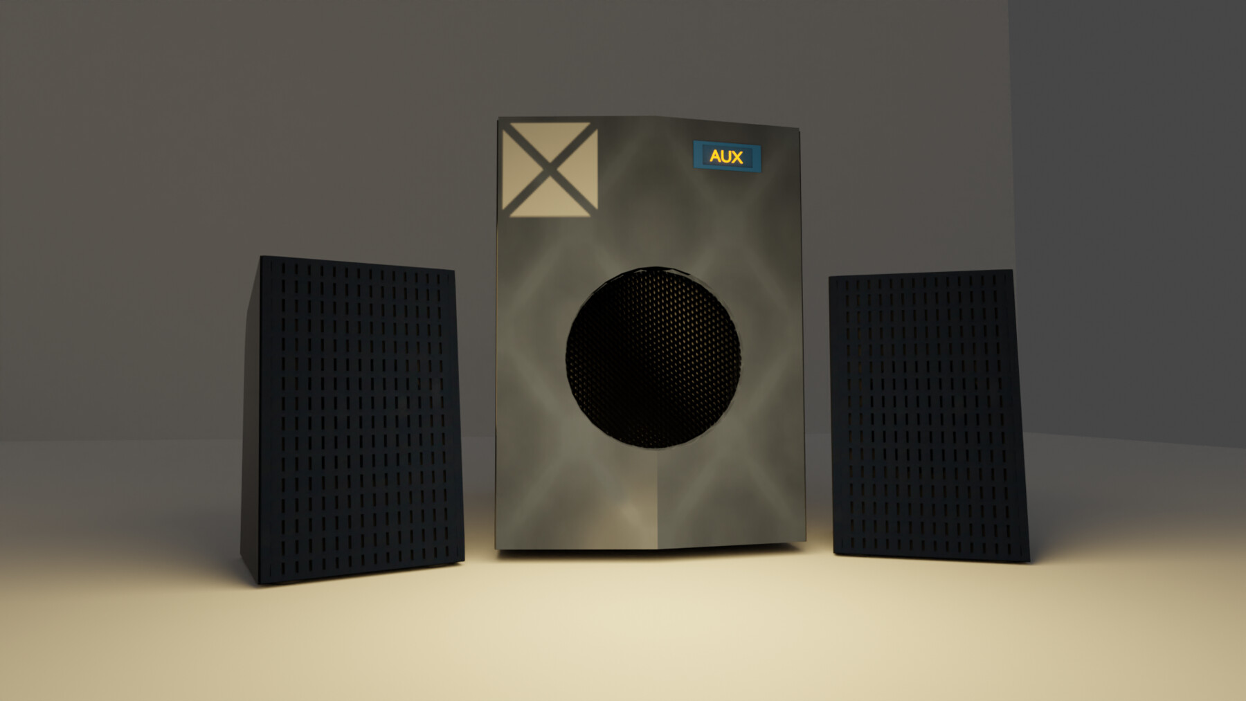 ArtStation - 2.1 Stereo Speaker Model | Resources