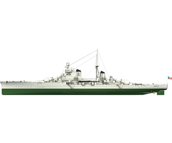 ArtStation - RN Pola (1935-1936) - port side view | Artworks