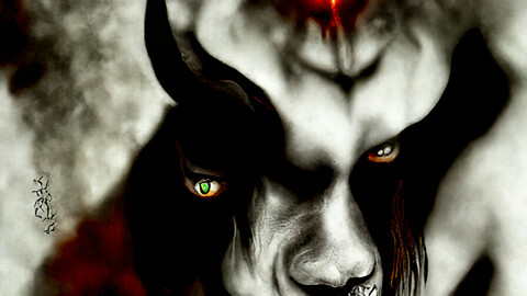 ArtStation - Distorted Demon face | Artworks