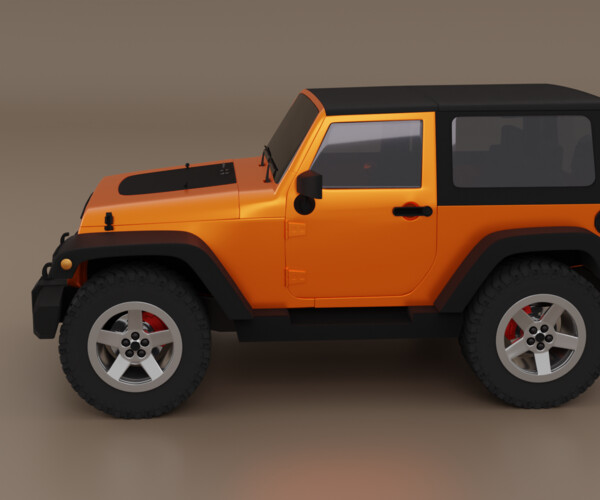 ArtStation - jeep 3D model | Resources