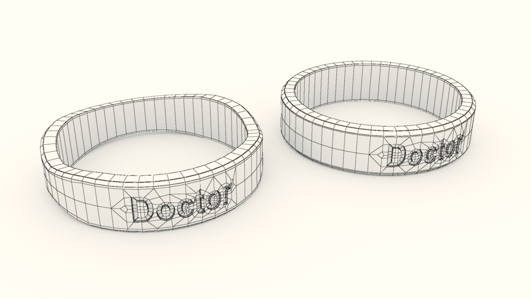 ArtStation - Doctor Couple Ring Gold | Resources