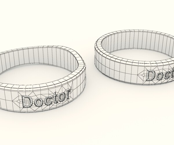 ArtStation - Doctor Couple Ring Gold | Resources