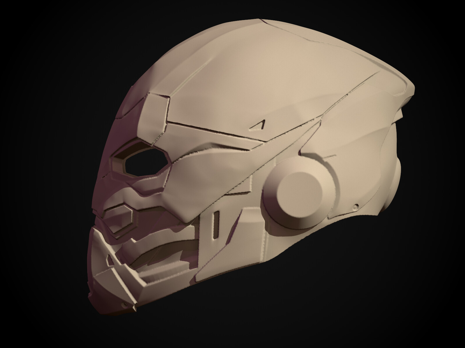 ArtStation - Printable Sci-Fi Helmet 3D print model (STL) | Resources