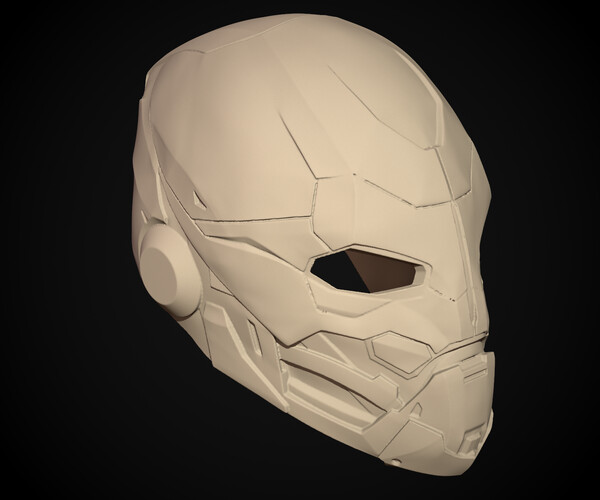 ArtStation - Printable Sci-Fi Helmet 3D print model (STL) | Resources