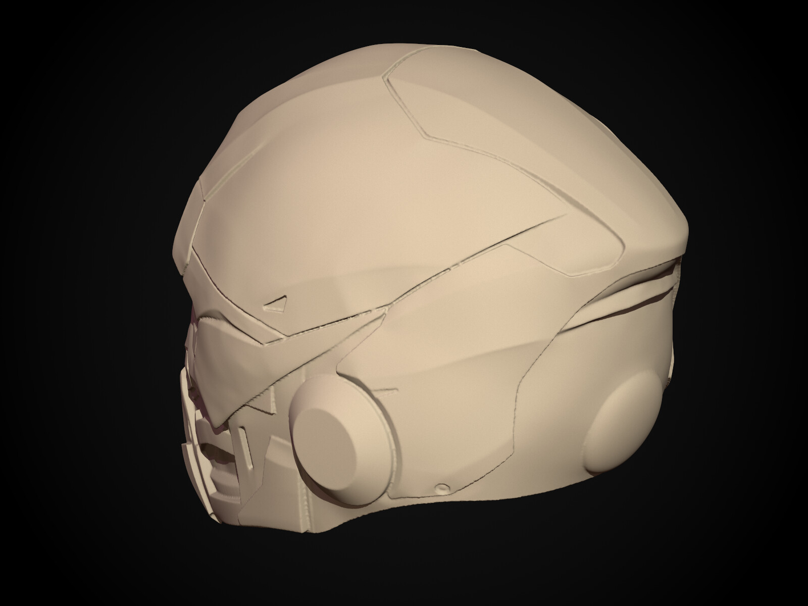 ArtStation - Printable Sci-Fi Helmet 3D print model (STL) | Resources