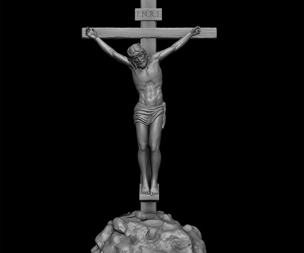 ArtStation - Jesus Christ On The Cross 3D print model | Resources