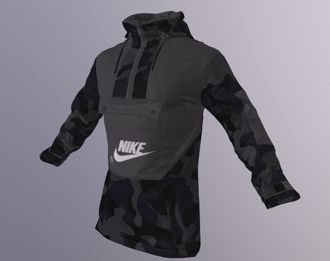 ArtStation - NIKE LAB JACKET low-poly PBR | Game Assets