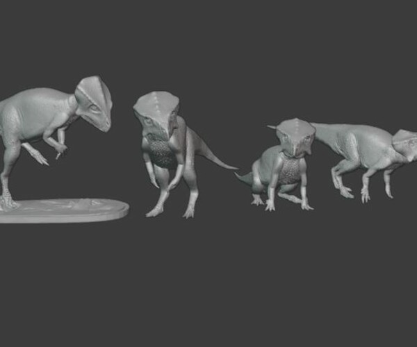 ArtStation - Microceratops/Graciliceratops model | Resources