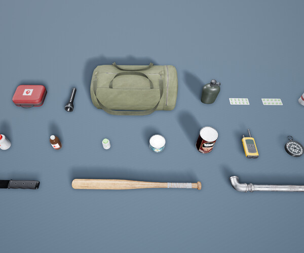 ArtStation - Survival Props Package | Game Assets
