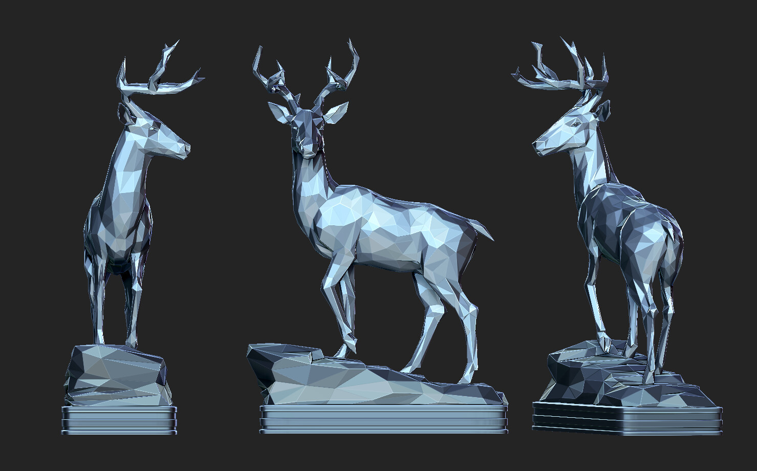 ArtStation - Deer LowPoly | Resources