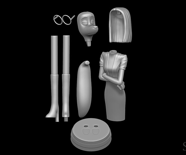 ArtStation - Suki Lane - Sing 2 3D print model | Resources