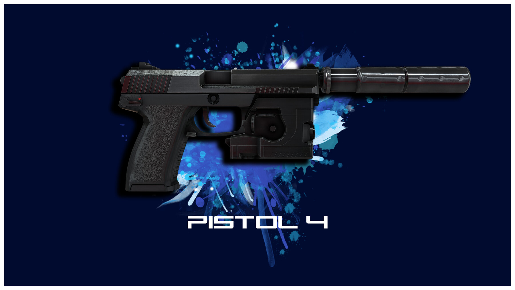 ArtStation - FPS Gun 4K - Pistol 4 | Game Assets
