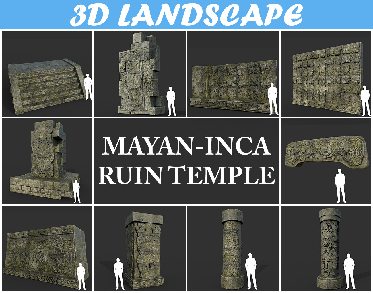 ArtStation - Ruin Pack - Special product licensed for Game Guru | Game ...