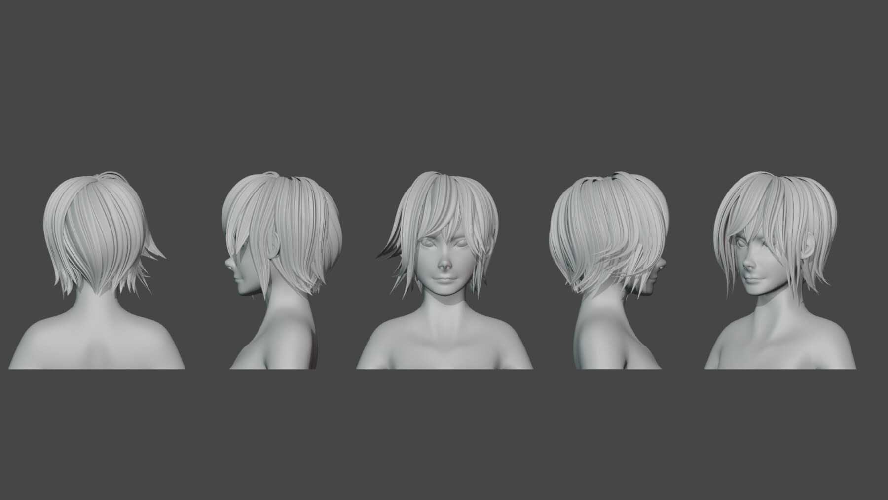 ArtStation - Hair pack 10 models | Resources