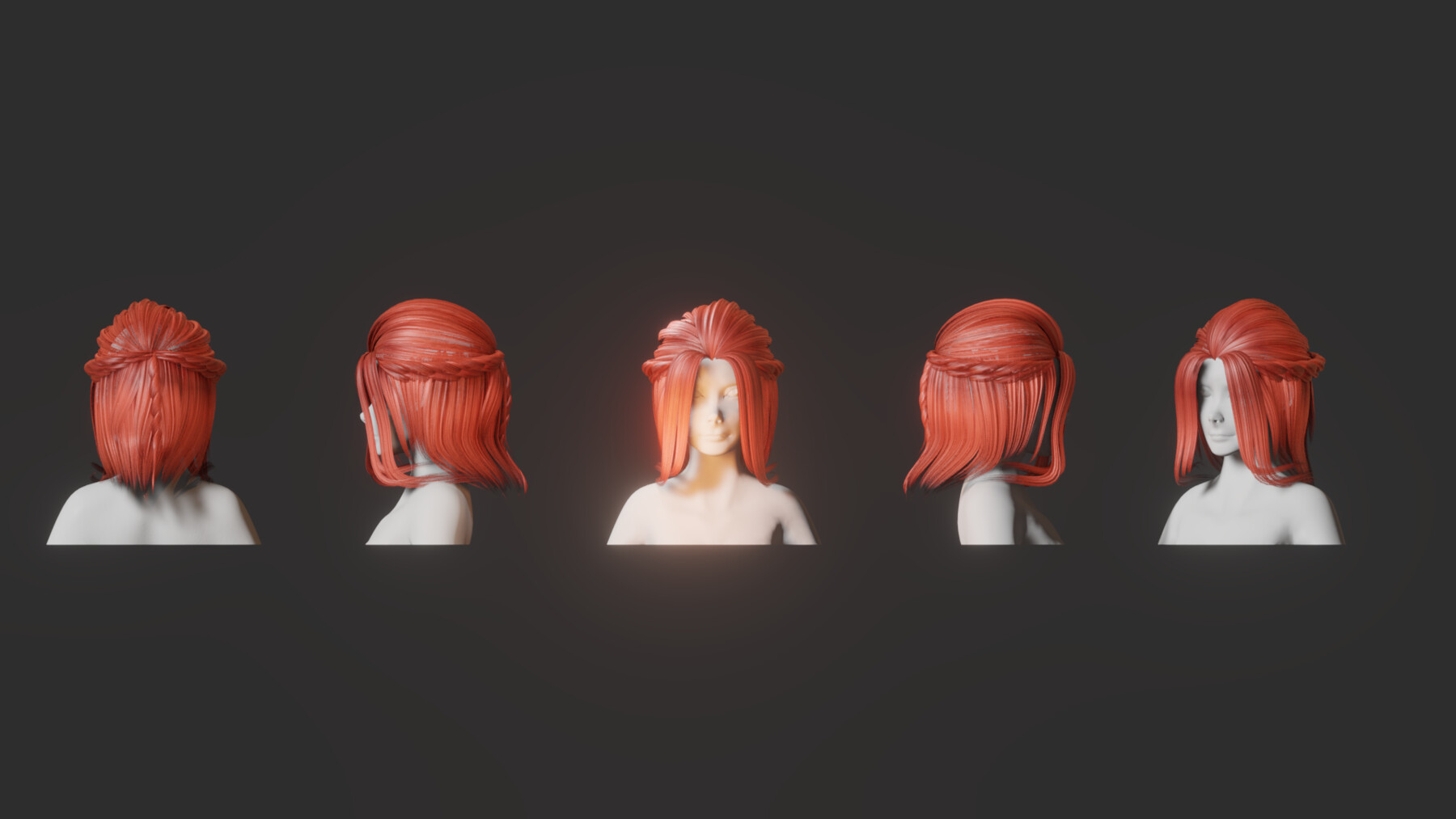 ArtStation - Hair pack 10 models | Resources