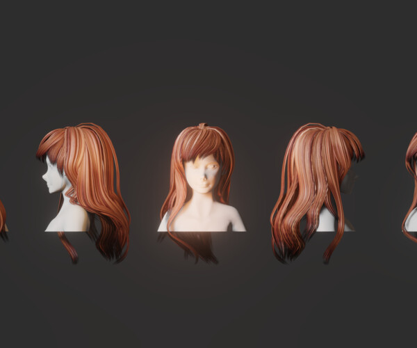 ArtStation - Hair pack 10 models | Resources