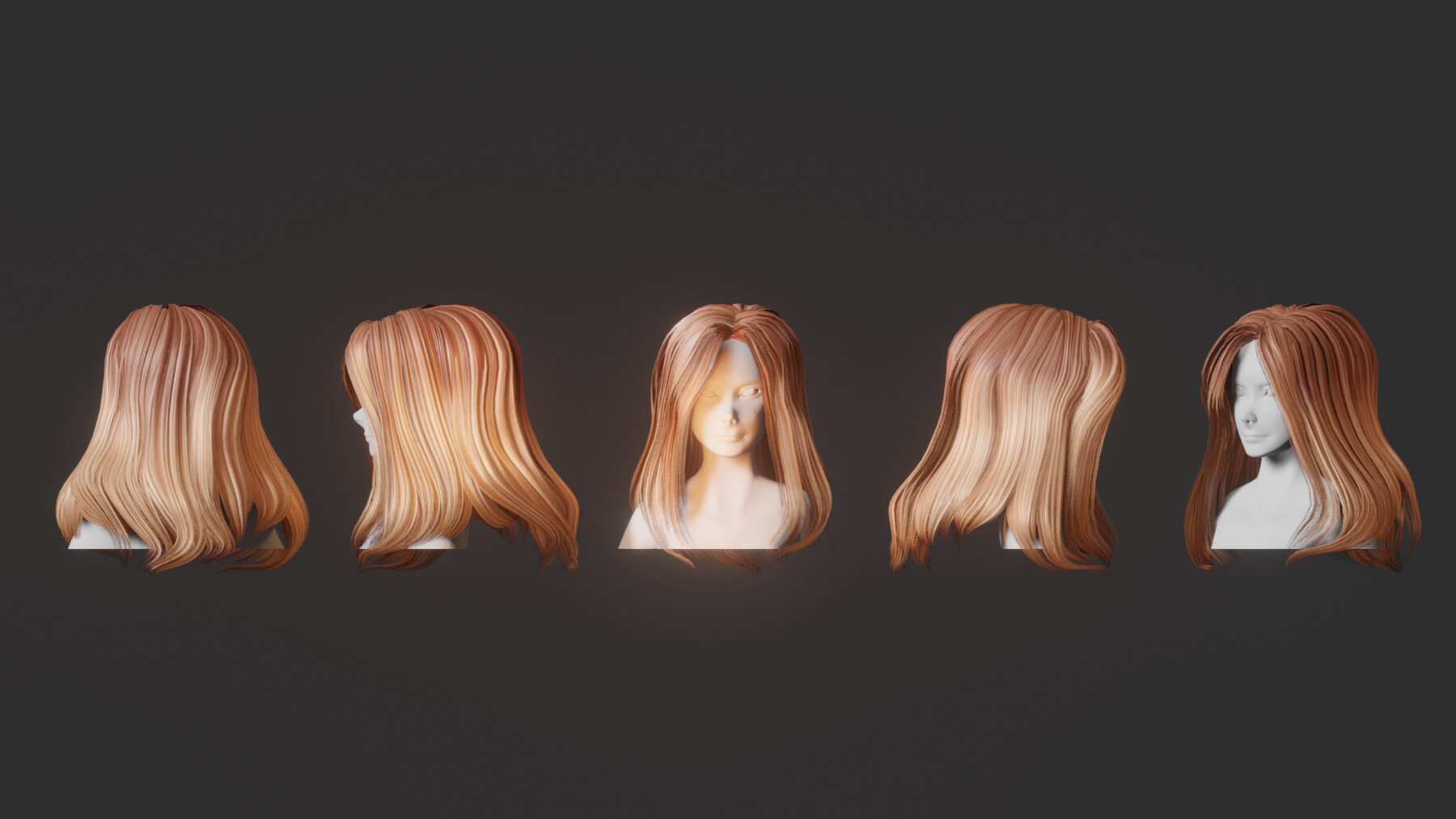 ArtStation - Hair pack 10 models | Resources