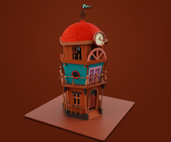 ArtStation - fantasy building collection cartoon low poly | Resources