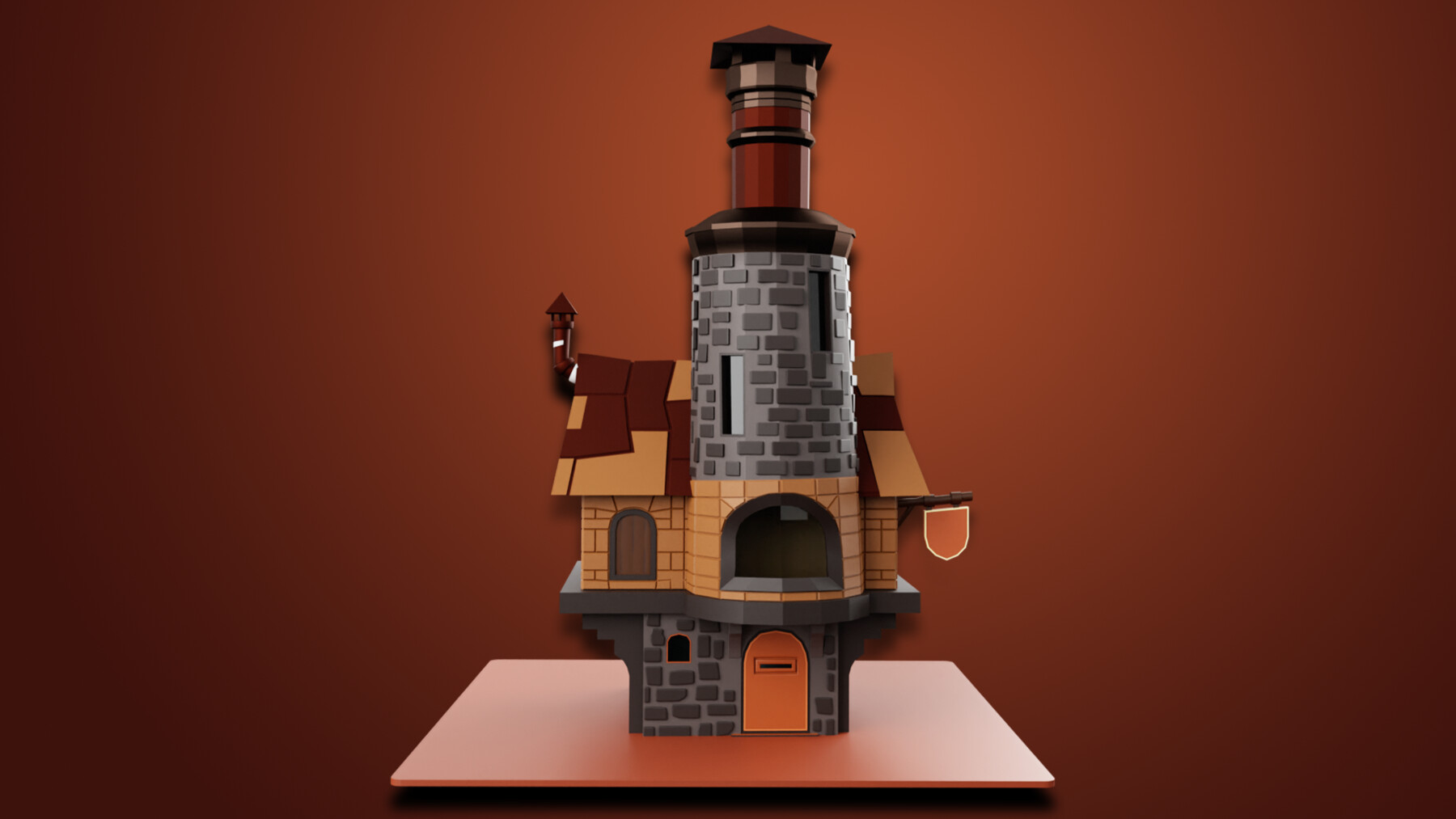ArtStation - fantasy building collection cartoon low poly | Resources