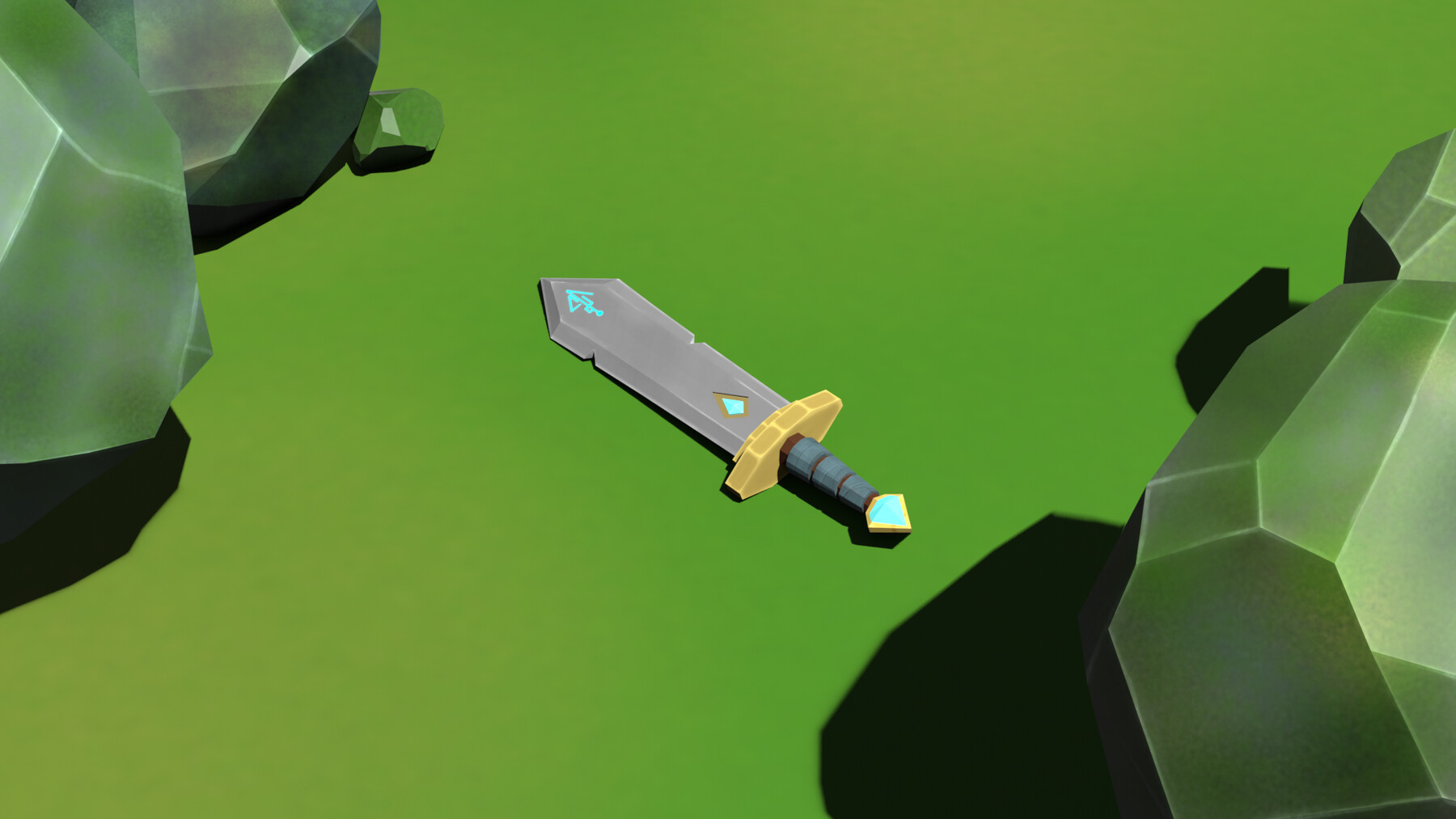 ArtStation - Fantasy Sword low poly | Game Assets