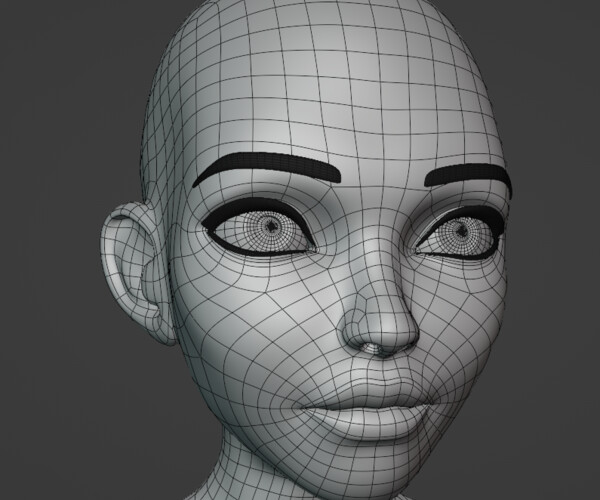ArtStation - Stylised Female Basemesh (Stylized) | Resources
