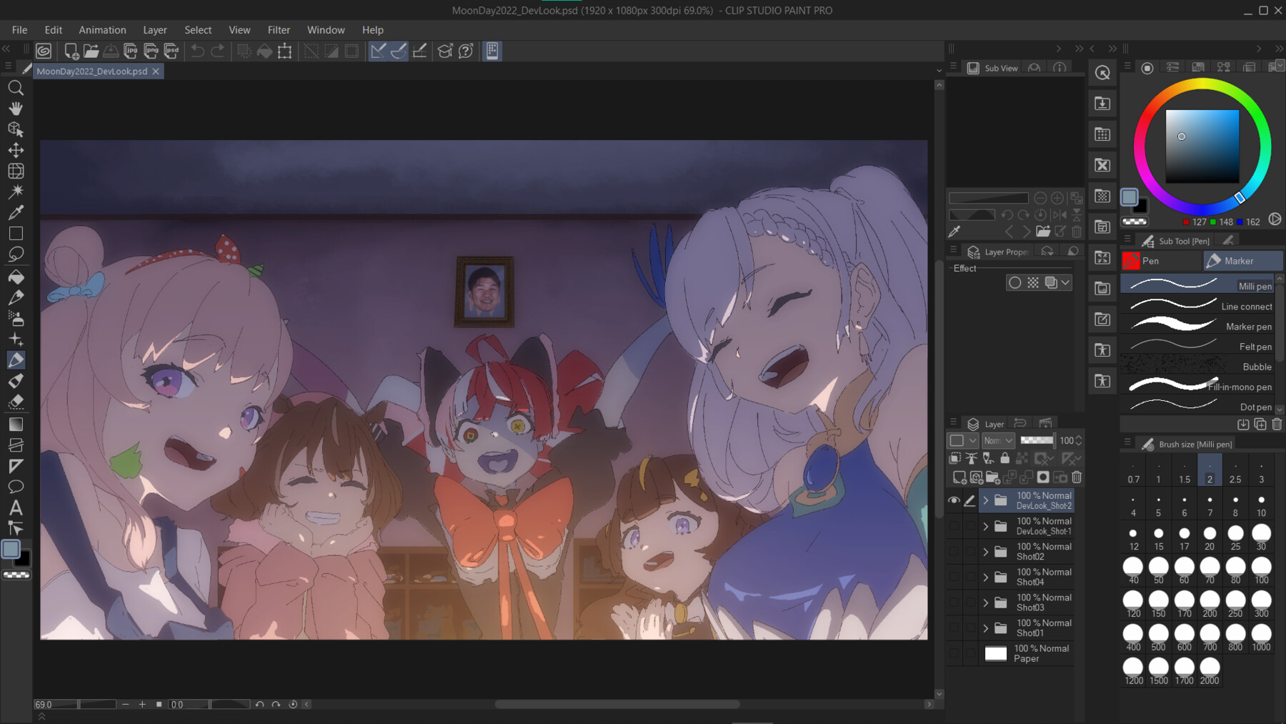 ArtStation - MoonDay Animation Project files (PSD & AEP) | Resources