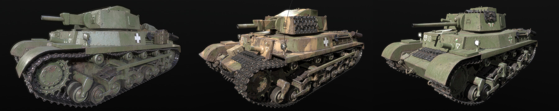 ArtStation - Turan tank family | Game Assets