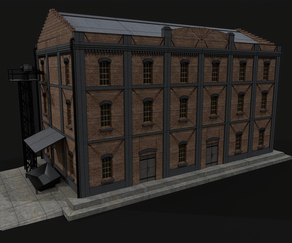 ArtStation - Old mill factory | Game Assets