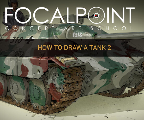 ArtStation - How to Draw a Tank 2 | Tutorials